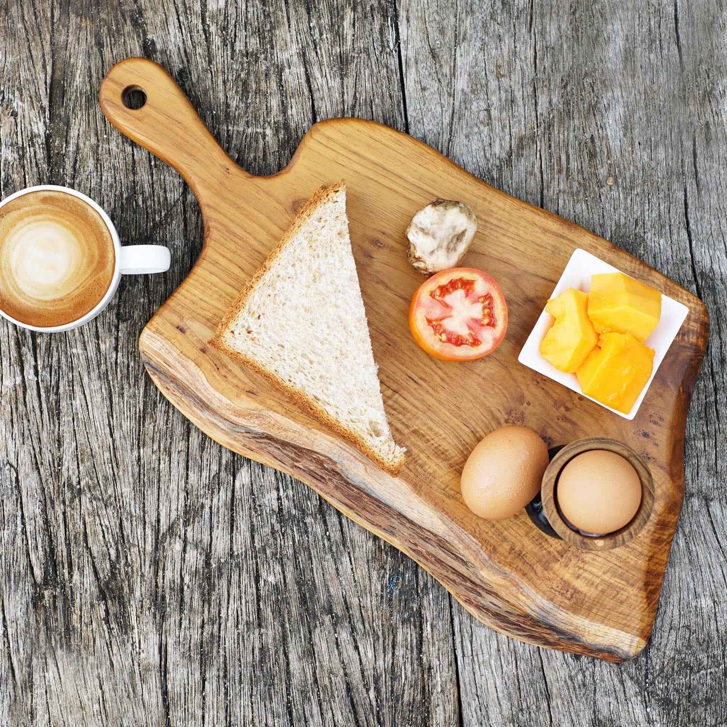 Rico & Plato Jeffrey Teak Cutting & Serving Board | J.L. Hufford