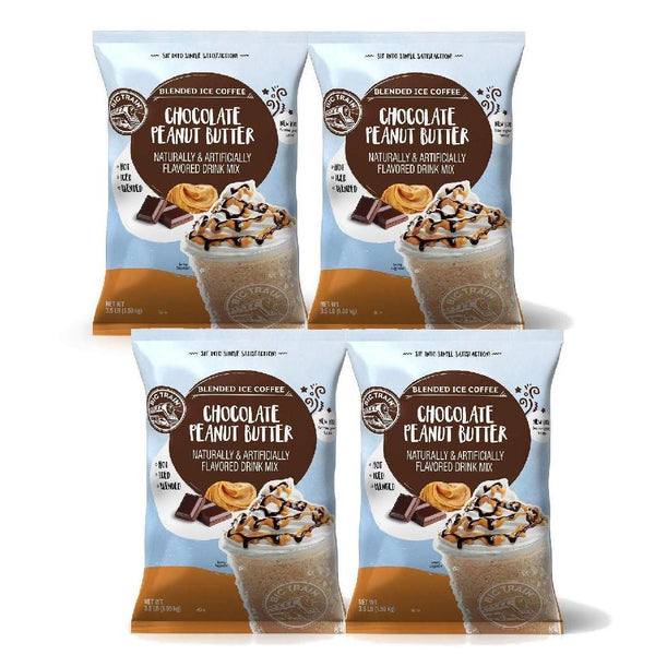 Big Train Blended Ice Coffee - 3.5 lb bags - Case of 4 - Single Flavor ...