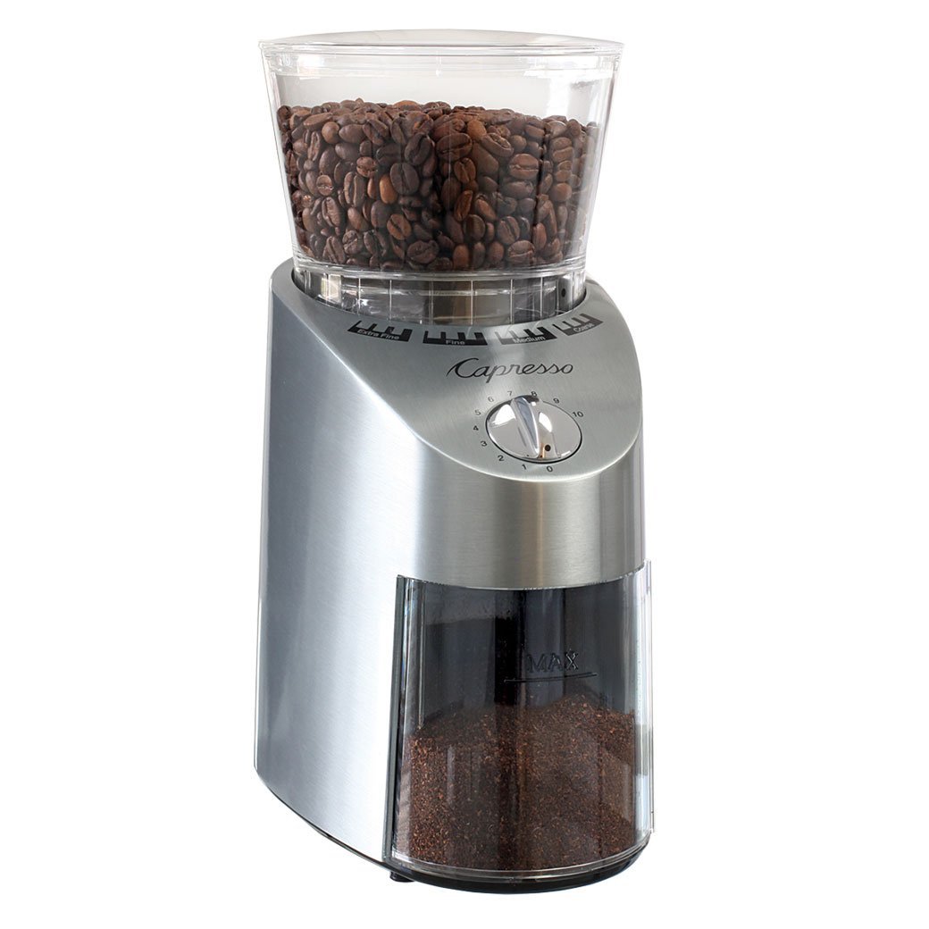 Stainless Steel Capresso Infinity Die-Cast Burr Grinder | J.L. Hufford