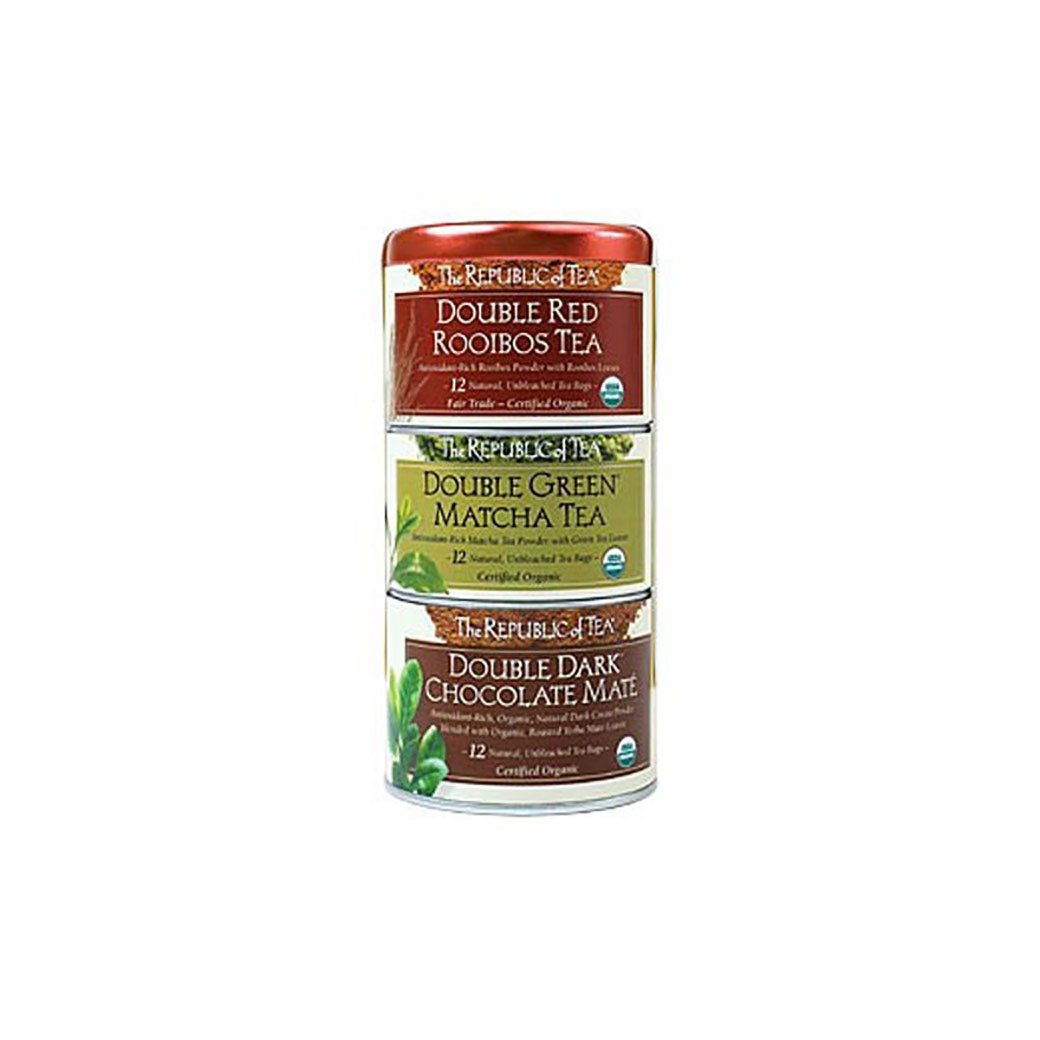 The Republic of Tea Organic Double Teas Stackable Tin | J.L. Hufford
